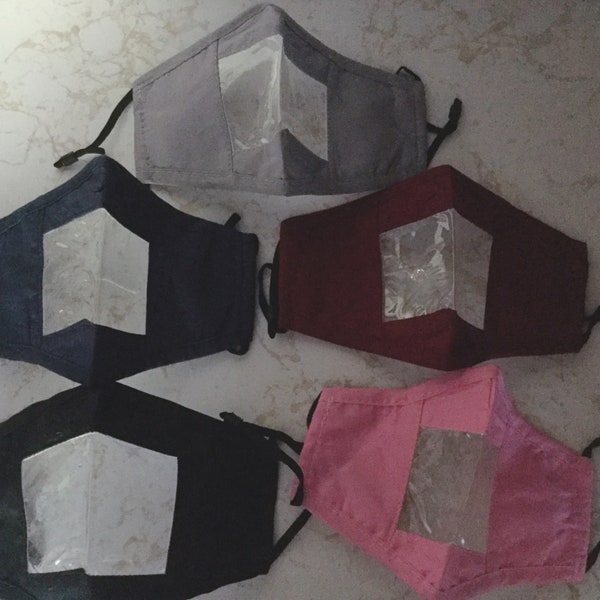 Transparent Face Mask for Teacher - Etsy