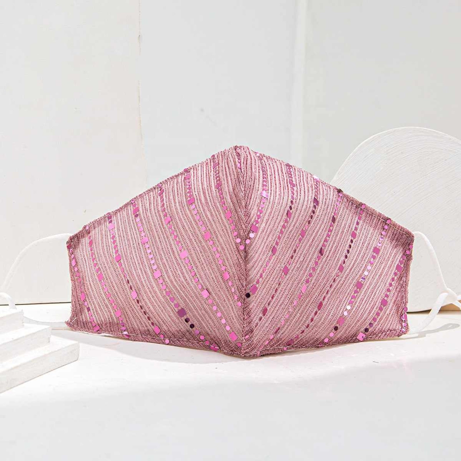Classy Sequin Glitter Spark Washable and Adjustable Face Mask - Etsy