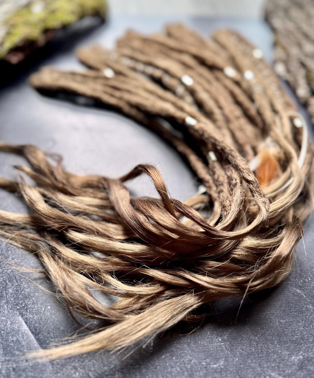 CLIP IN Set | Dreads Locks Brown Shades Cool Crochet Dreadlocks ...