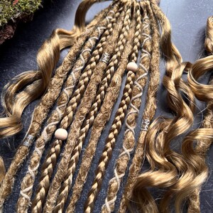 SUNNY BLONDE | Dreads on Hairband | Crochet Dreadlocks | Sythetic Set ...