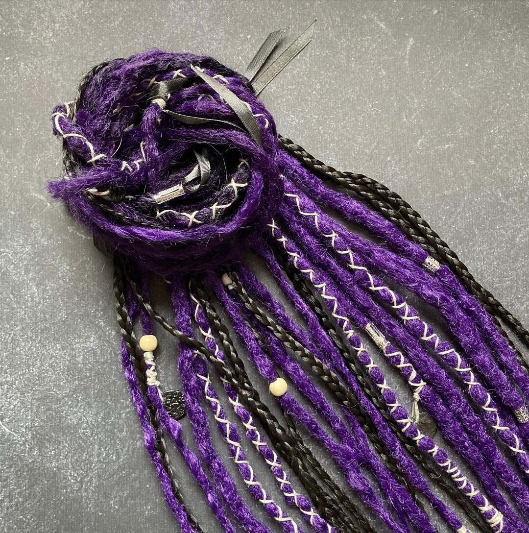 Witch Halloween Dreads on Elasticband |dreadlocks Synthetic Fairy ...