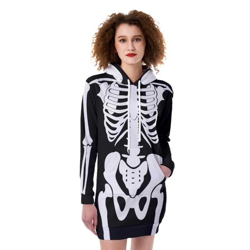 Skeleton Sweater Dress - Etsy