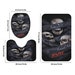 Evil Bath Rug, Halloween Rug for Bathroom Flaming Skull Bathroom Toilet ...