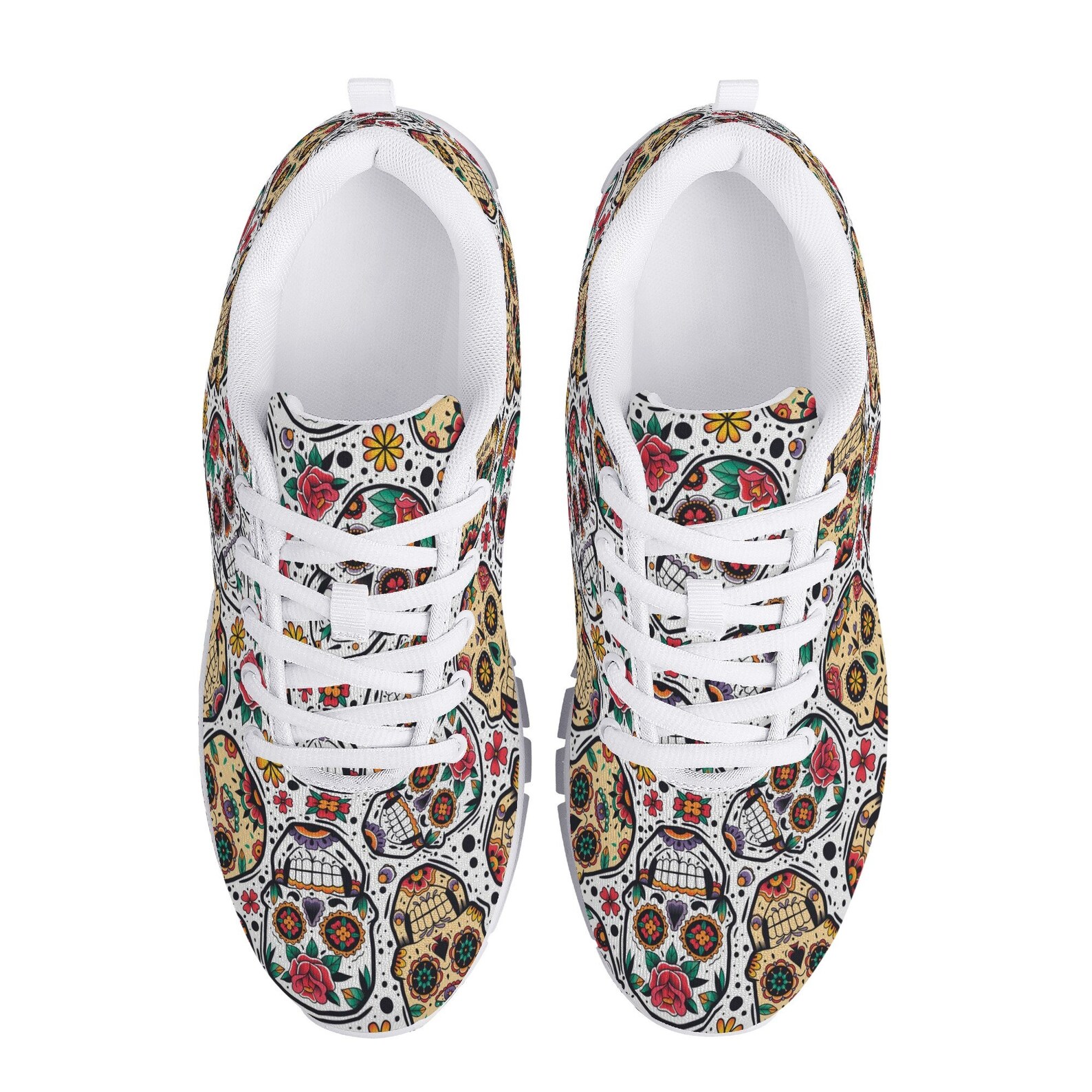 Mexico Shoes, Mexico Running Shoes, Day of the Dead Lightweigh Shoes ...