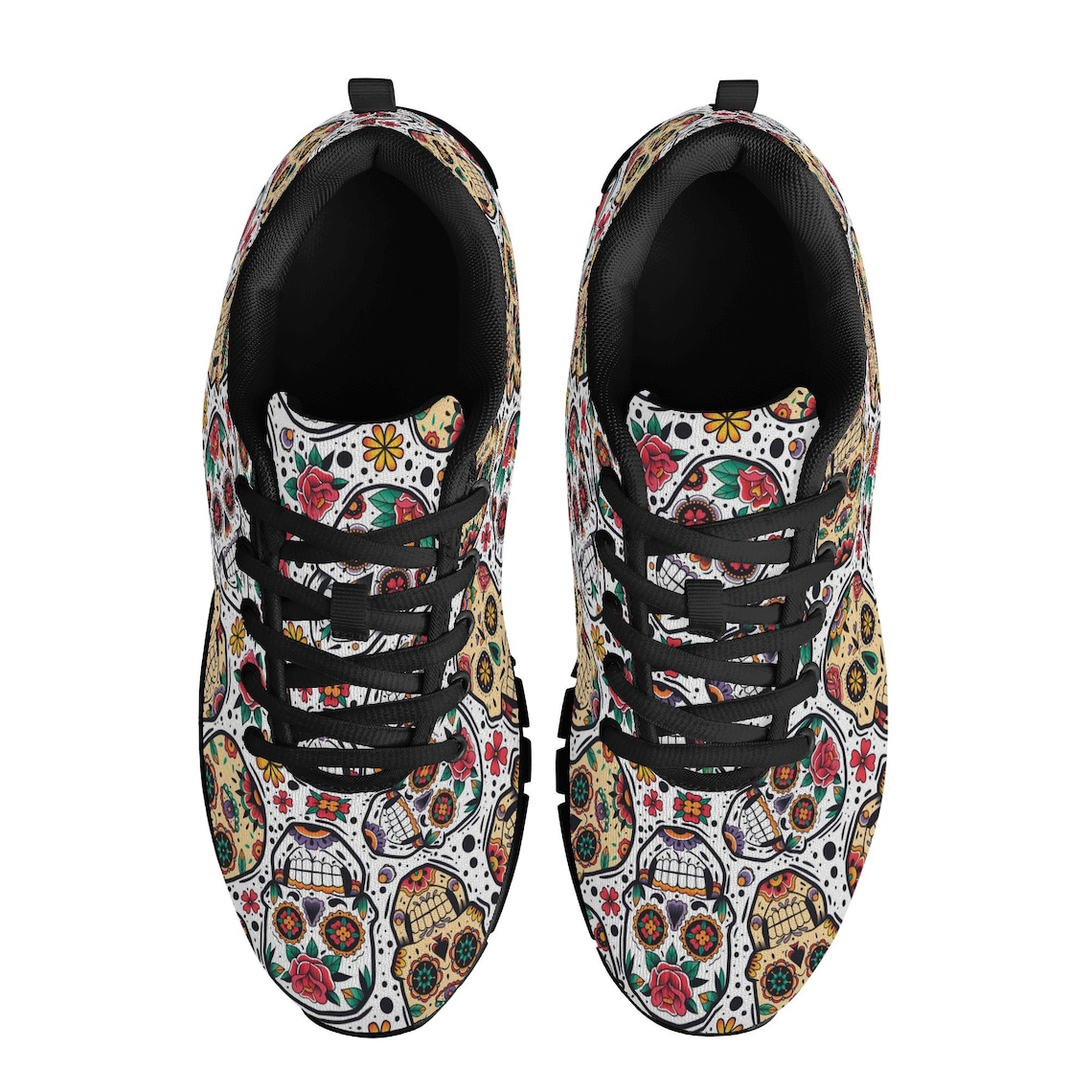 Mexico Shoes, Mexico Running Shoes, Day of the Dead Lightweigh Shoes ...