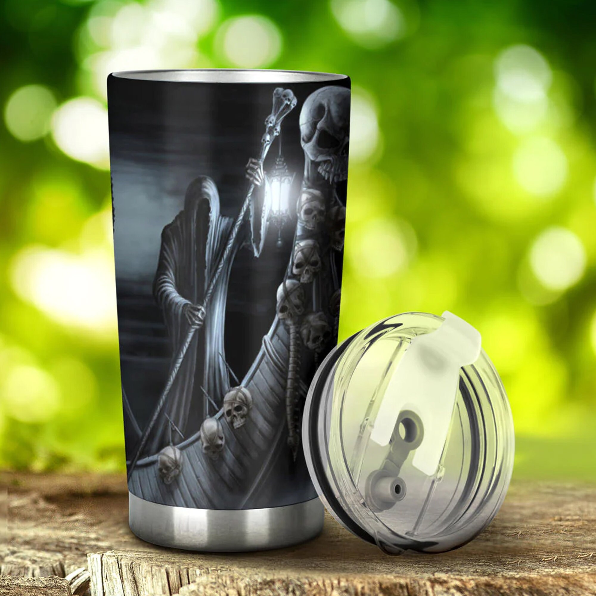 Halloween Jumbo Mug, Punisher Skull Tumbler, Goth Tumblr, Death Skull ...