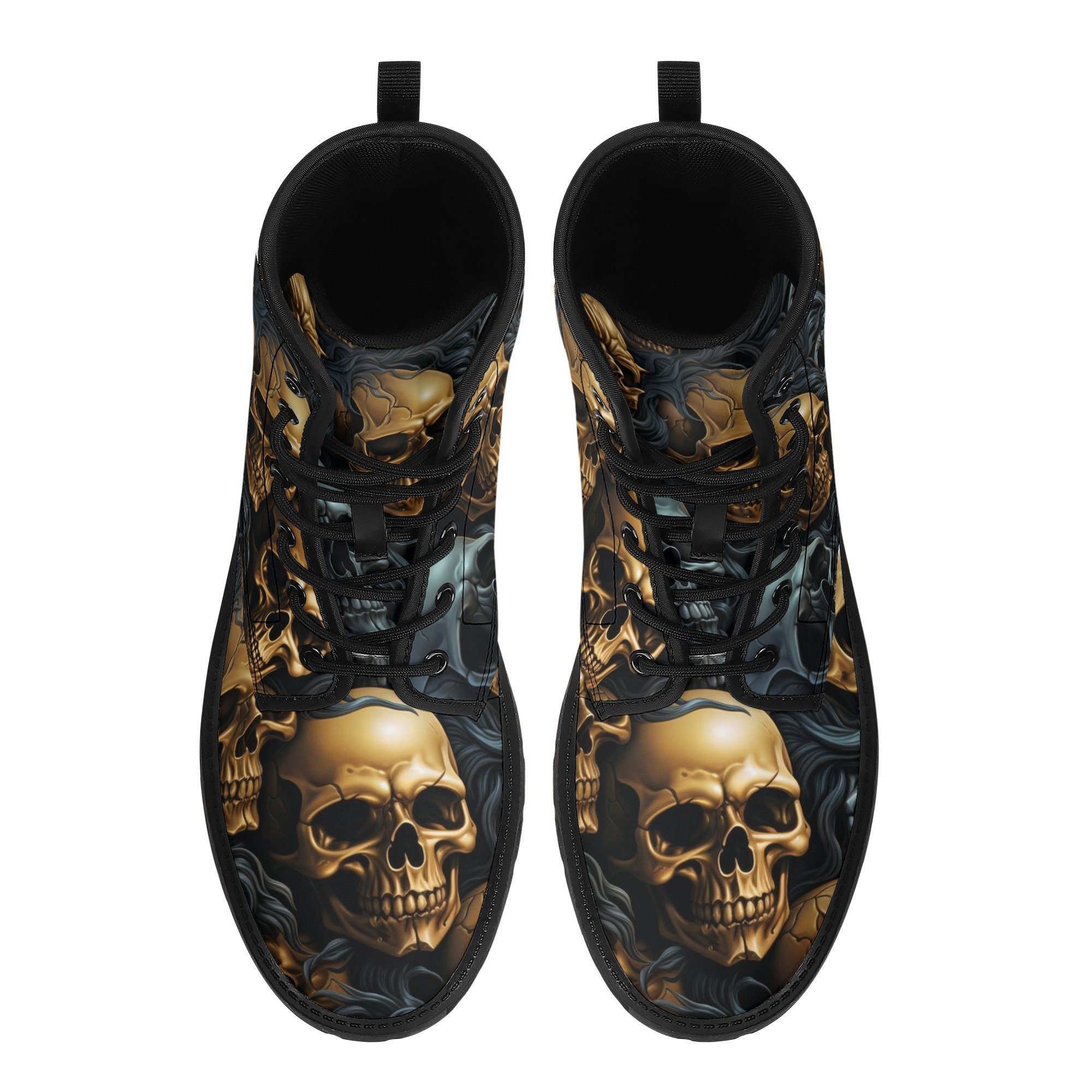 Evil Waterproof Shoes, Horror Unisex Shoes, Evil Face Waterproof Lace ...