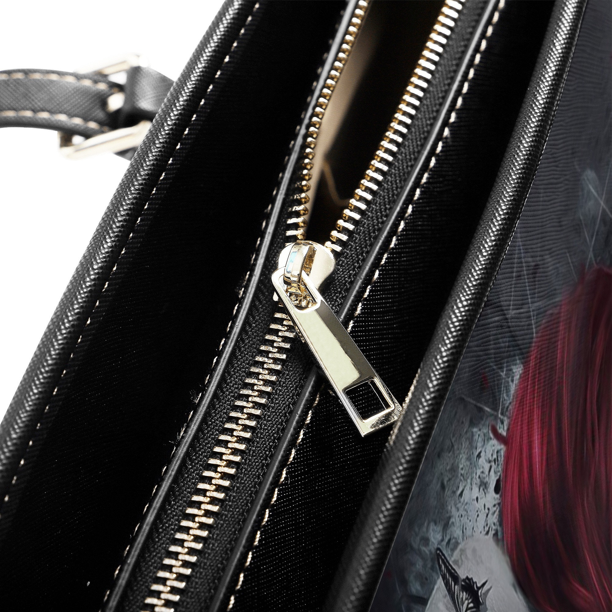 Gothic Skull Bag With Shoulder Strap, Punisher Skull Long Wallet ...