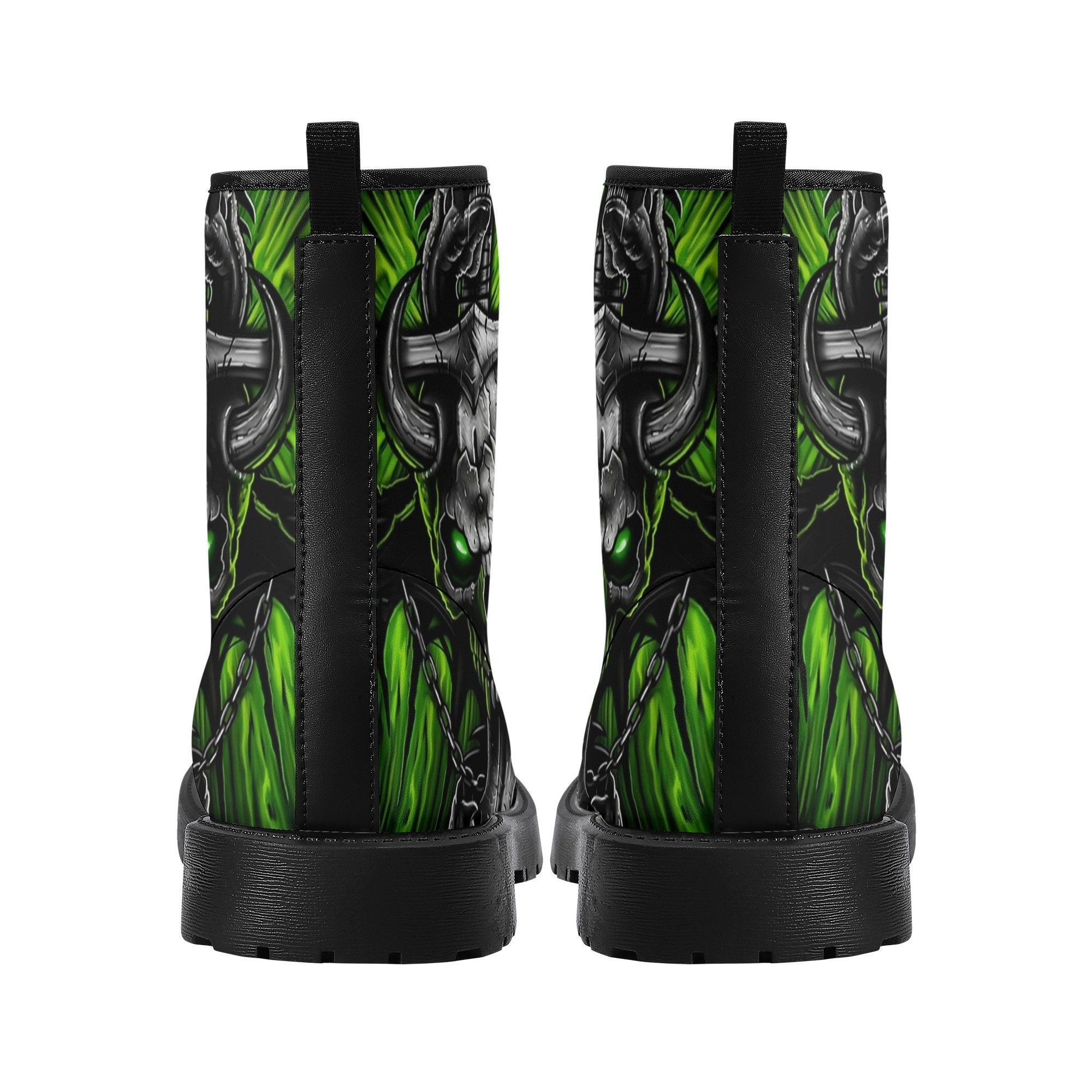 Gothic Skull Grim Reaper Boots for Men Women Halloween Skull - Etsy
