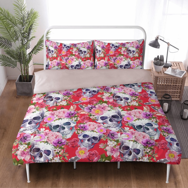 Skull Comforter Sets - Etsy