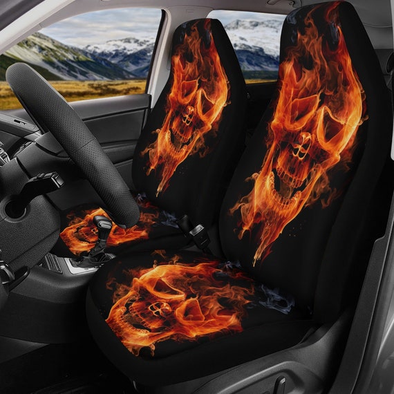 Skull bench seat covers store