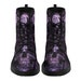 Flame Skull Grim Reaper Boots for Men Women, Flaming Skull Gothic Women ...
