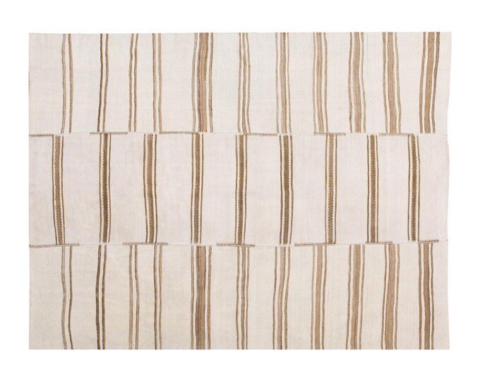 Striped Design Turkish Kilim Rug,stripe Kilim Rug 200x267cm,minimalist ...