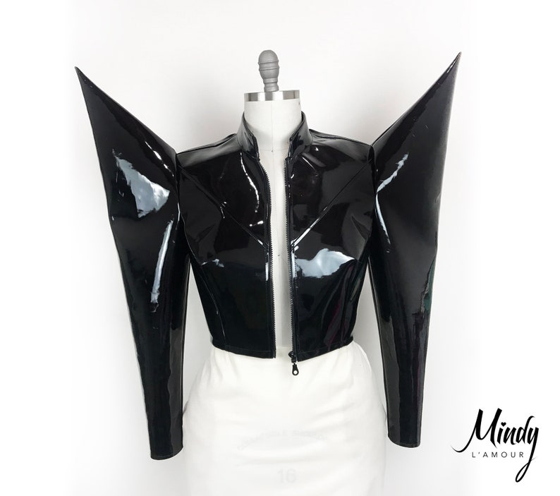 Drag Queen Black Vinyl Jacket THE X-TRA - Etsy UK