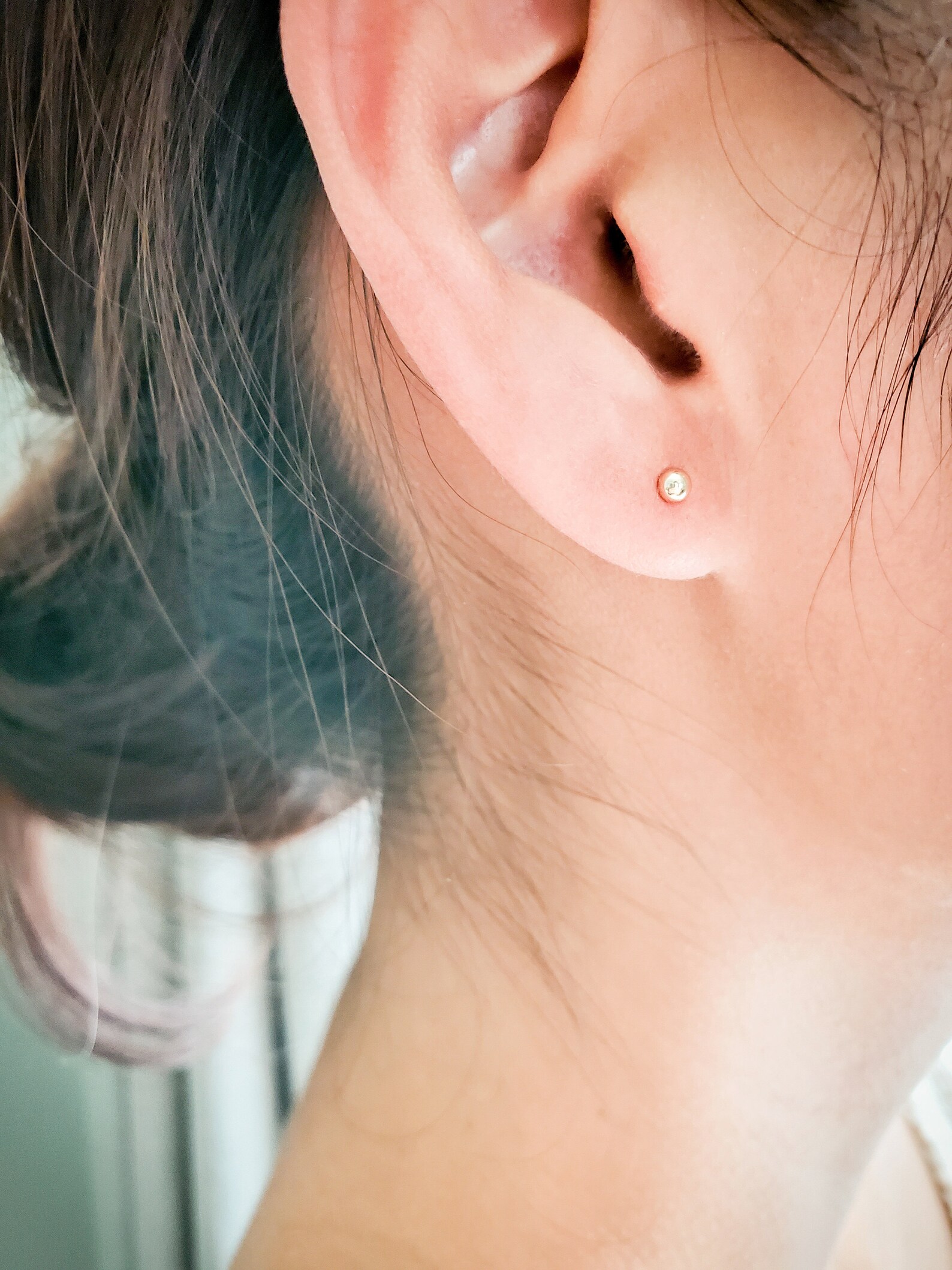 Simple Gold Studs 14k Gold Filled Studs Ball Posts - Etsy