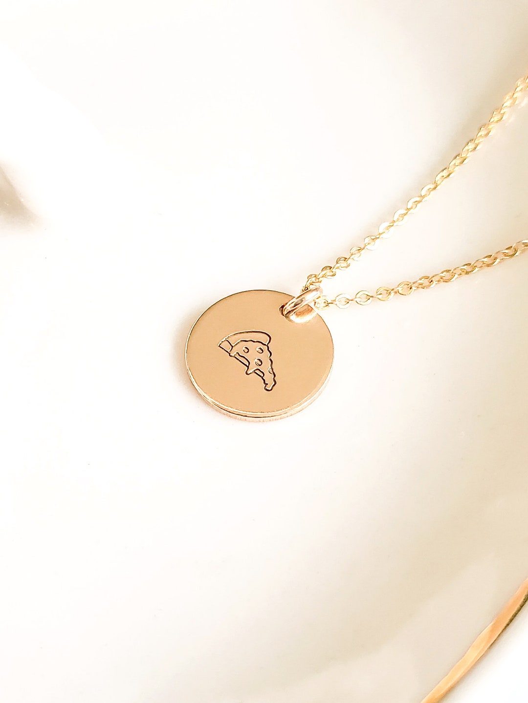 Pizza Slice Necklace: 14K Gold Filled Food Jewelry - Etsy