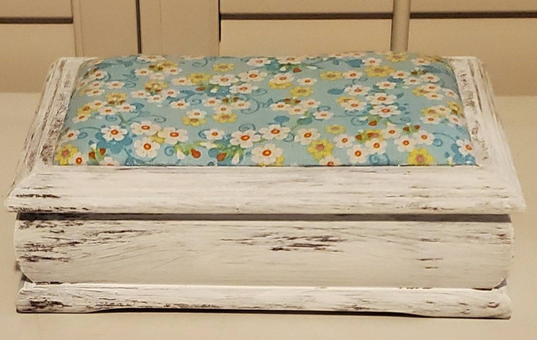 Upcycled Shabby Chic Rustic Jewelry Box - Etsy