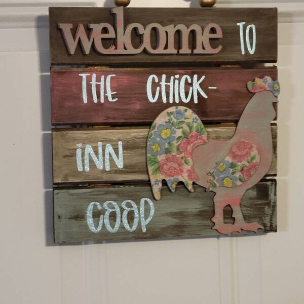 Shabby Chic Welcome - Etsy