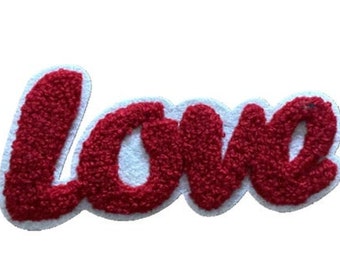 Love Chenille Patch - Etsy