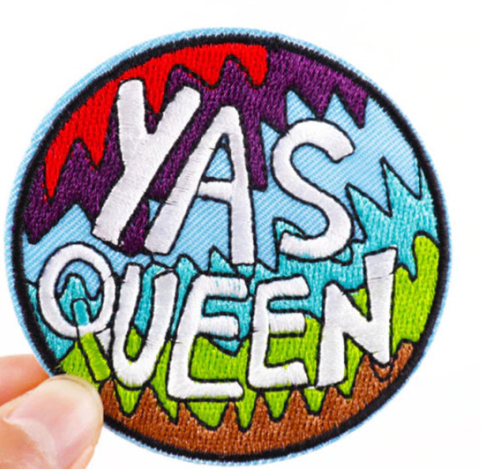 Yas Queen Patch Yas Queen Sew-on Patch - Etsy Canada