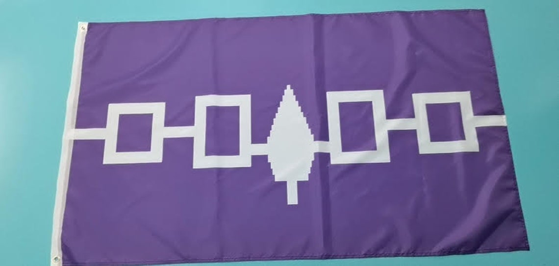 Iroquois Flag Single-sided Flag Haudenosaunee Flag - Etsy