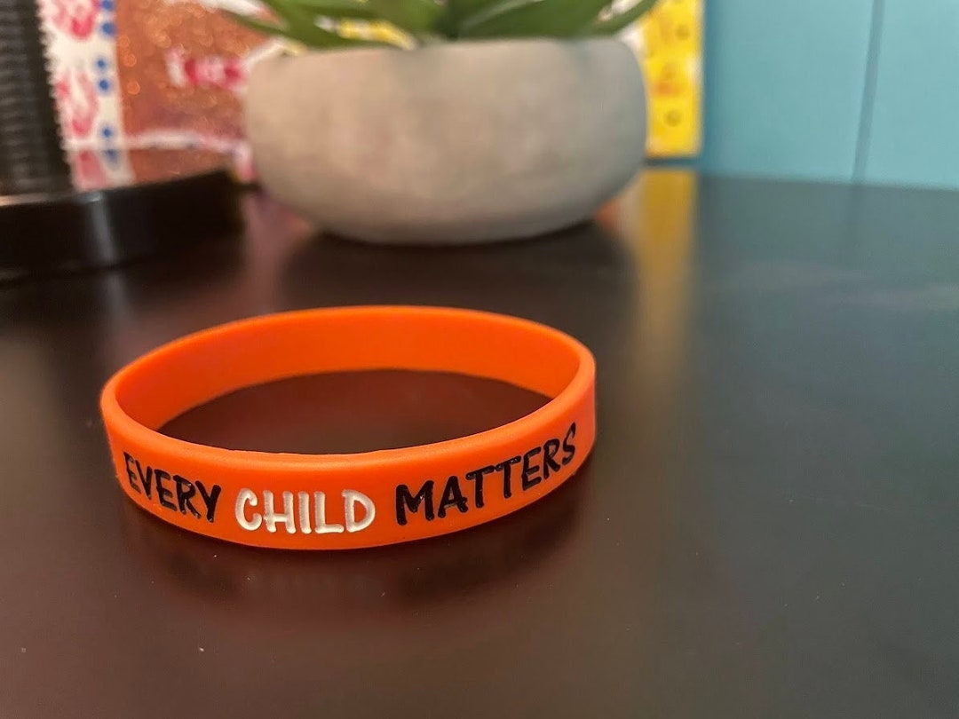 Every Child Matters Youth Wristband, Orange Shirt Day Wristband (single ...