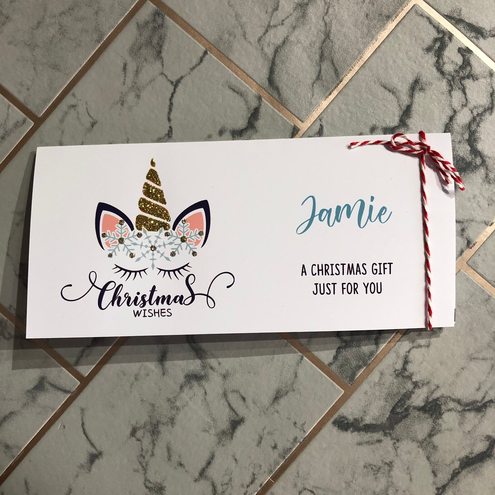 CHRISTMAS MONEY WALLET Personalised / Christmas / Gift - Etsy