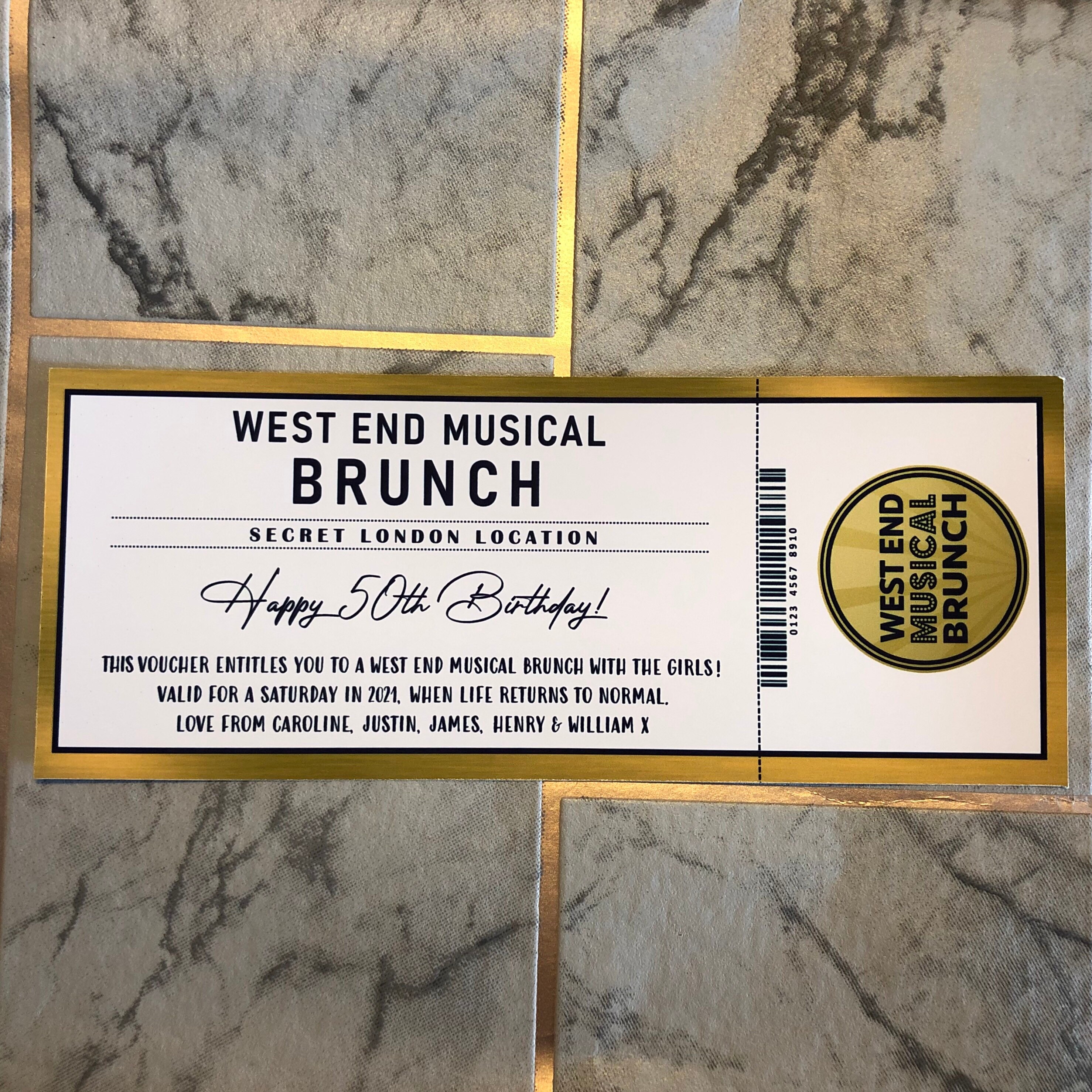 EVENT VOUCHER / Invitation Personalised Surprise Coupon / - Etsy UK