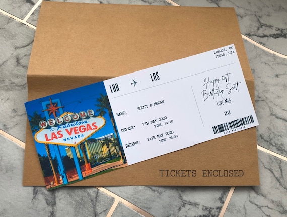 BOARDING CARD Holiday / Personalised Boarding Pass / Ticket | Etsy UK