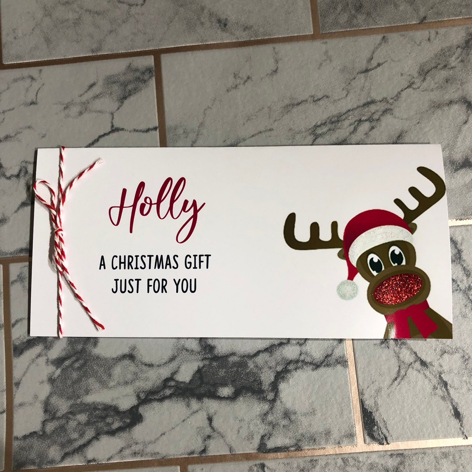 CHRISTMAS MONEY WALLET personalised / Christmas / gift | Etsy