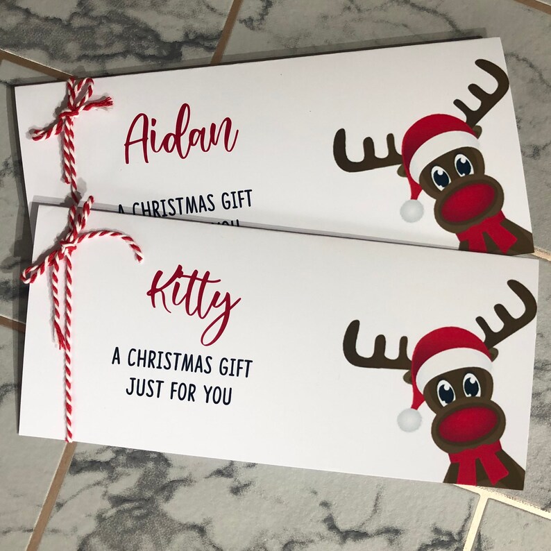 CHRISTMAS MONEY WALLET Personalised / Christmas / Gift - Etsy