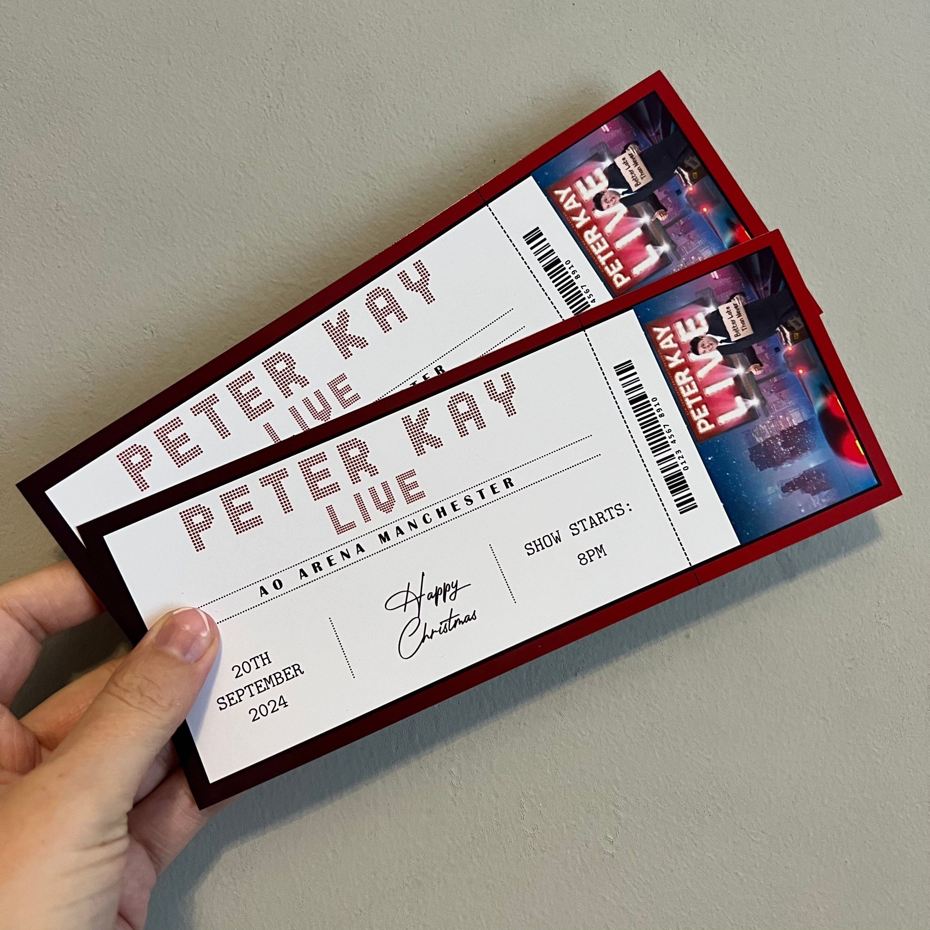 EVENT TICKETS Live Performance / Theatre / Concert / Comedy - Etsy UK