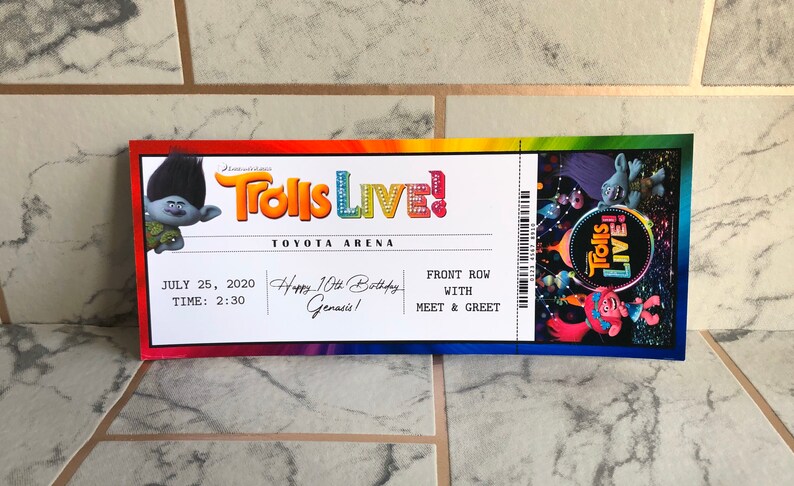 EVENT TICKETS Live Performance / Theatre / Concert / Comedy - Etsy