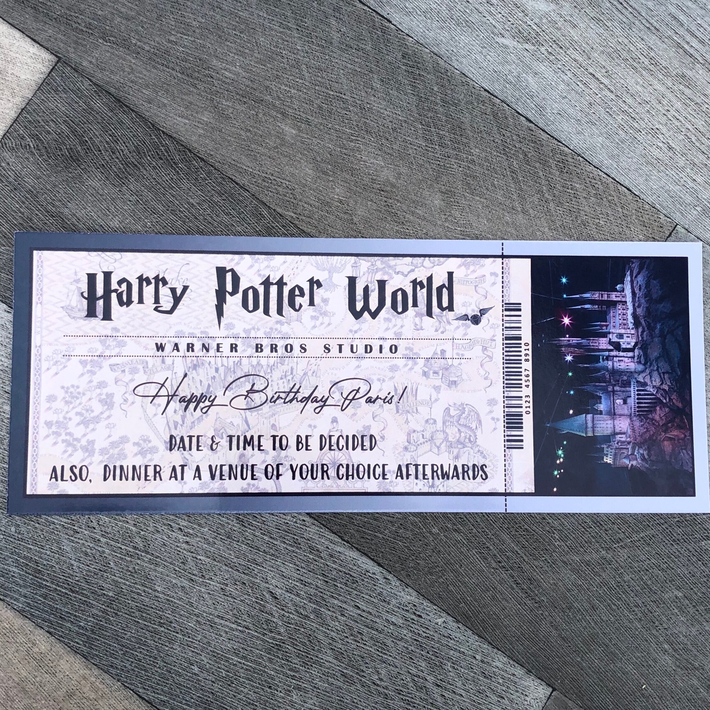 EVENT VOUCHER / Invitation - Personalised Surprise Coupon / Concert ...