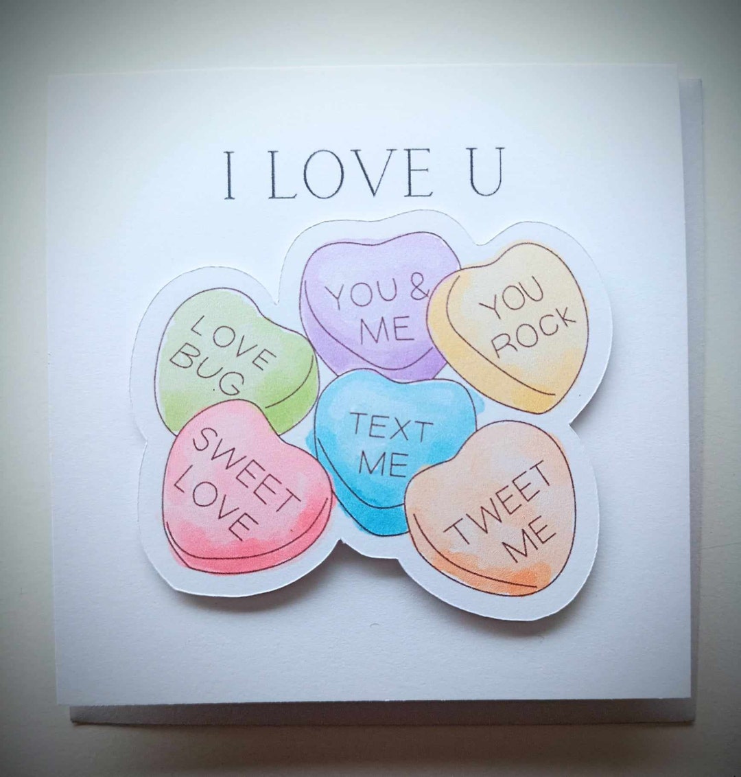 Pack of 8 Cards With Embossed Heart With Envelope Gift Cards ...