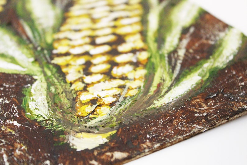 Corn Original Oil Painting 8x10 Farm Corn Artwork - Etsy