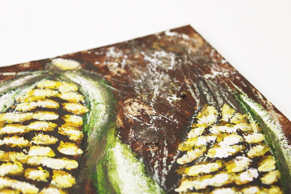 Corn Original Oil Painting 8x10 Farm Corn Artwork - Etsy