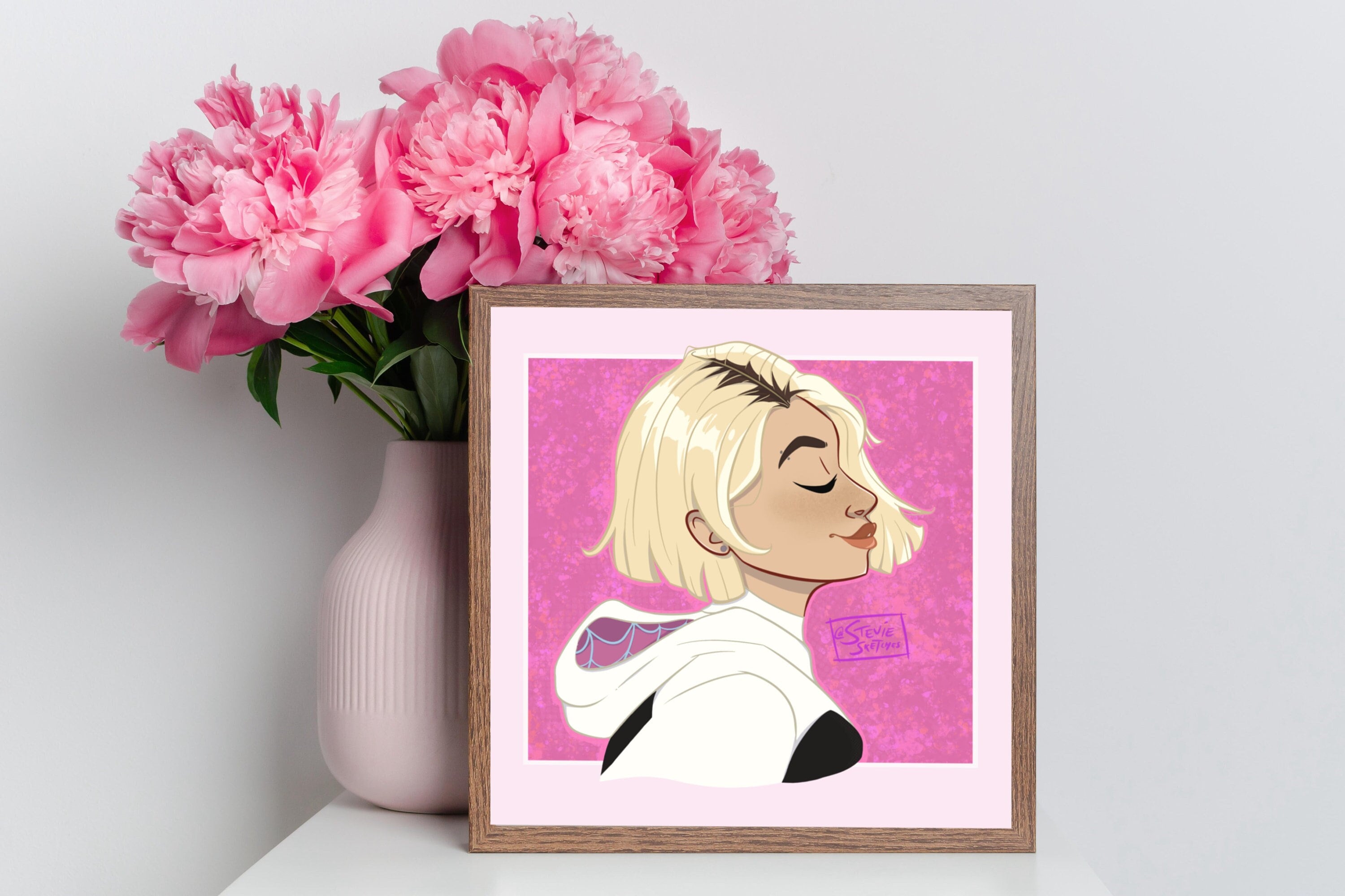 Spider-gwen Spider Verse Digital Download PNG - Etsy