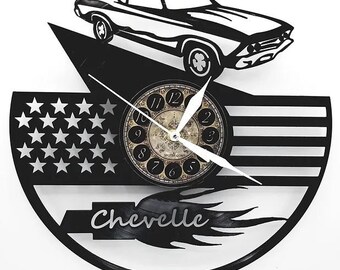 Chevelle Vinyl Clock - Etsy
