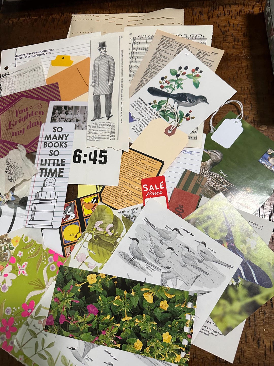 Vintage Ephemera Pack: 30 Piece Paper Scraps for Collage & Journals - Etsy