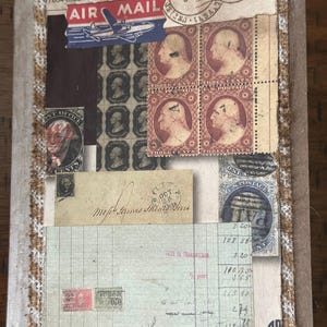 Junk Journal, Vintage Style, Handmade Journal, Writing Journal, Blank ...