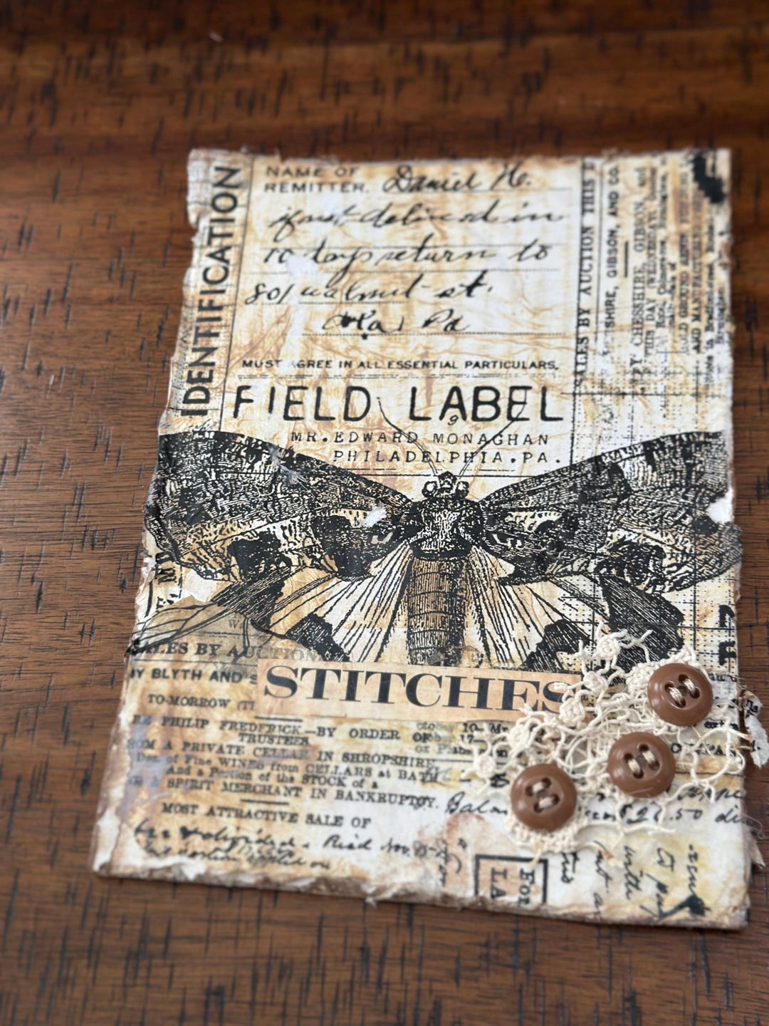 Assemblage Art, Distressed Art, Paper Art, Mixed Media, Grunge Art ...