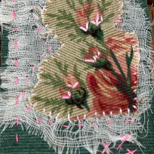 Slow Stitched Patch, Fabric Art, Textile Art, Visible Mending, Journal ...