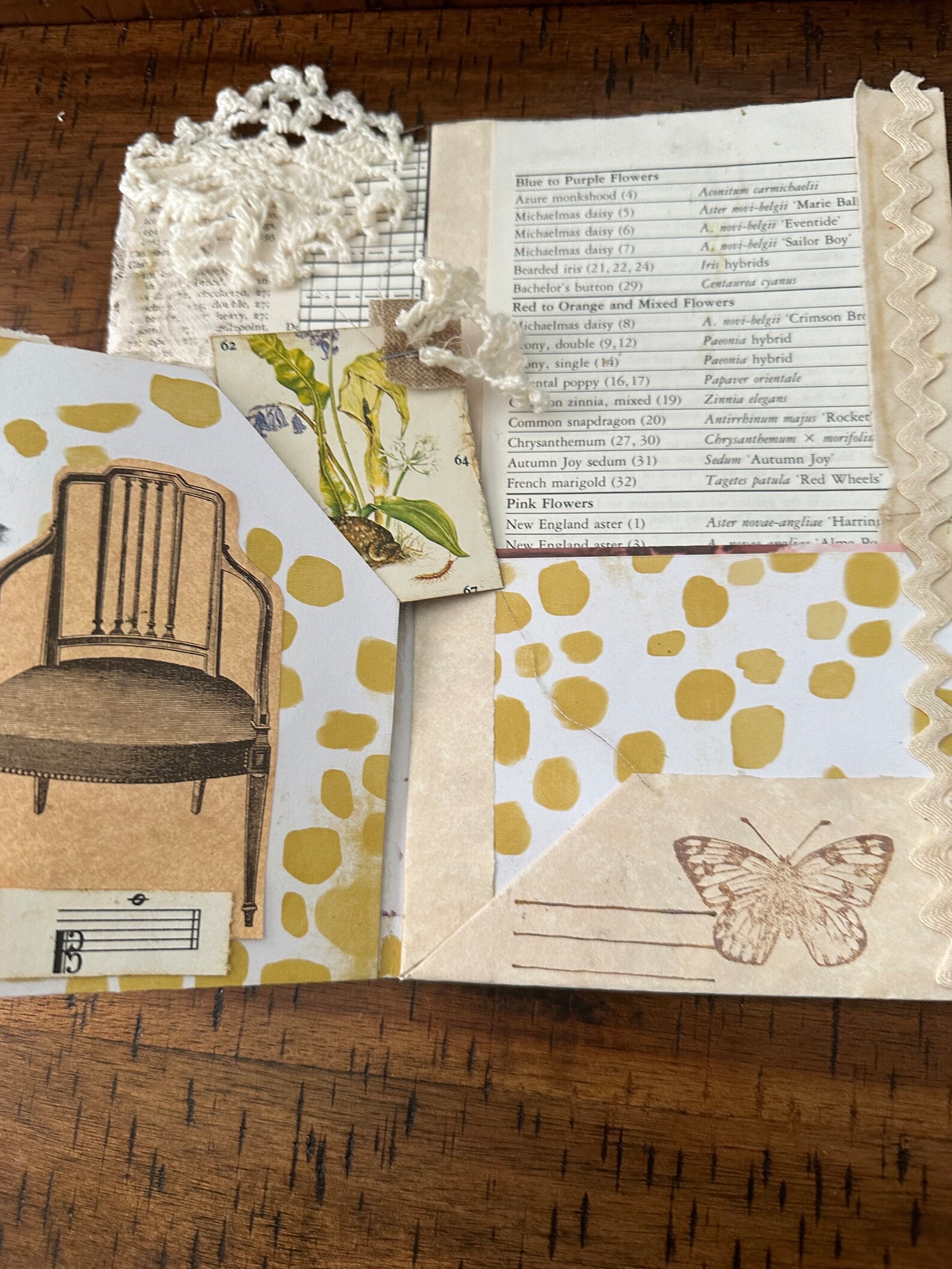 Junk Journal, Folio, Tri Fold Notebook, Journal Ephemera, Upcycled ...