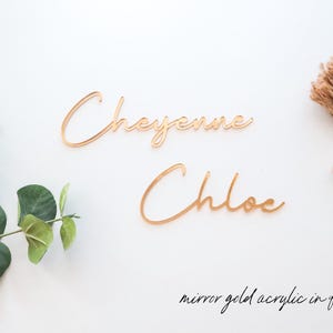 Personalized Self-adhesive 3D Acrylic Name | Custom Acrylic Logo Decal ...
