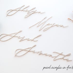 Personalized Self-adhesive 3D Acrylic Name | Custom Acrylic Logo Decal ...