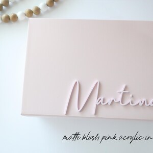 Personalized Luxury Large White Gift Box, Custom Minimalist Aesthetic ...