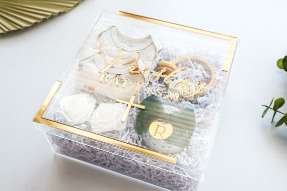 Personalized Boxes For Girls Baptism Baptism Gift Box Girl Christening