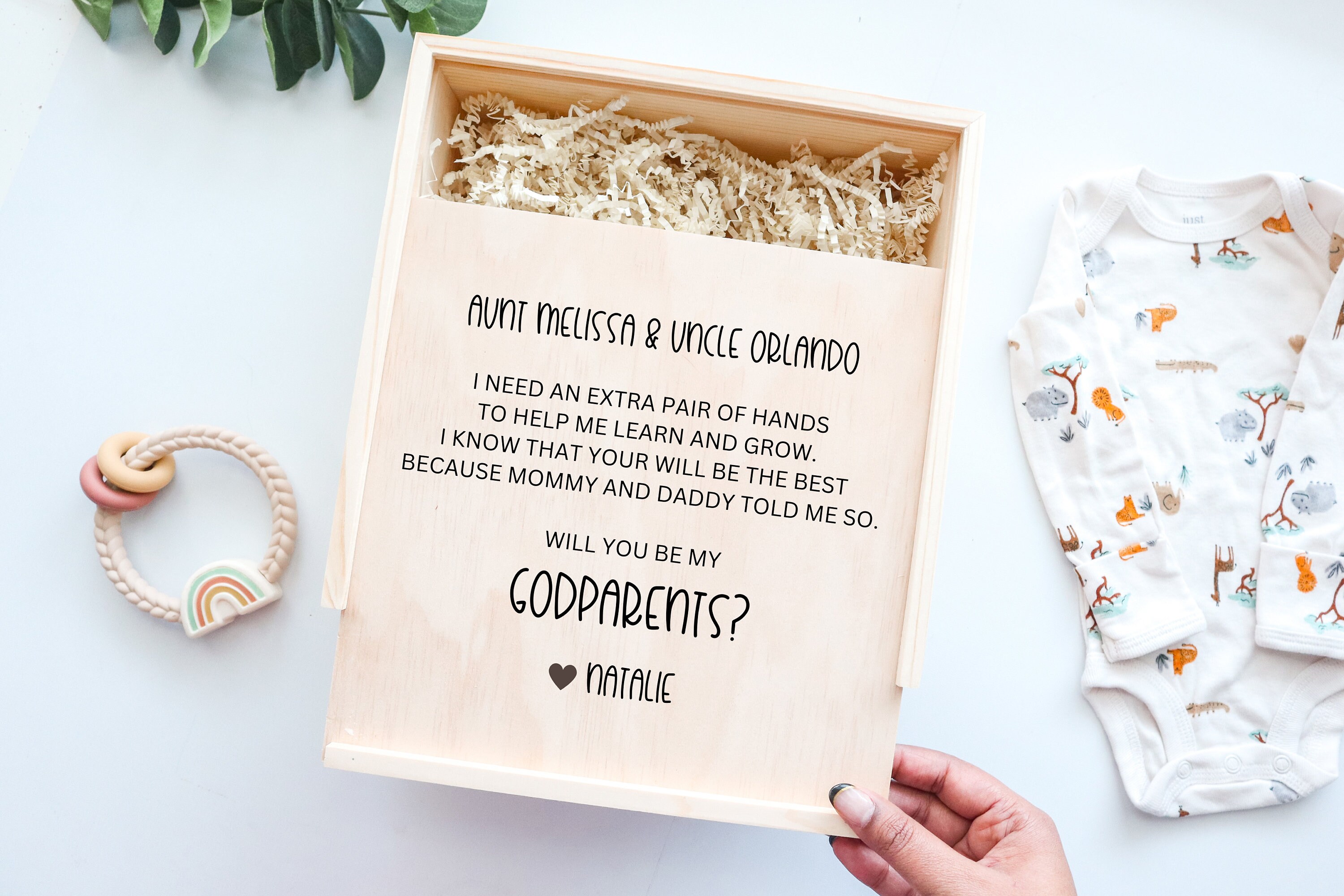 Padrinos De Bautizo Gift Set, Godparents Proposal Box, Madrina Gifts ...