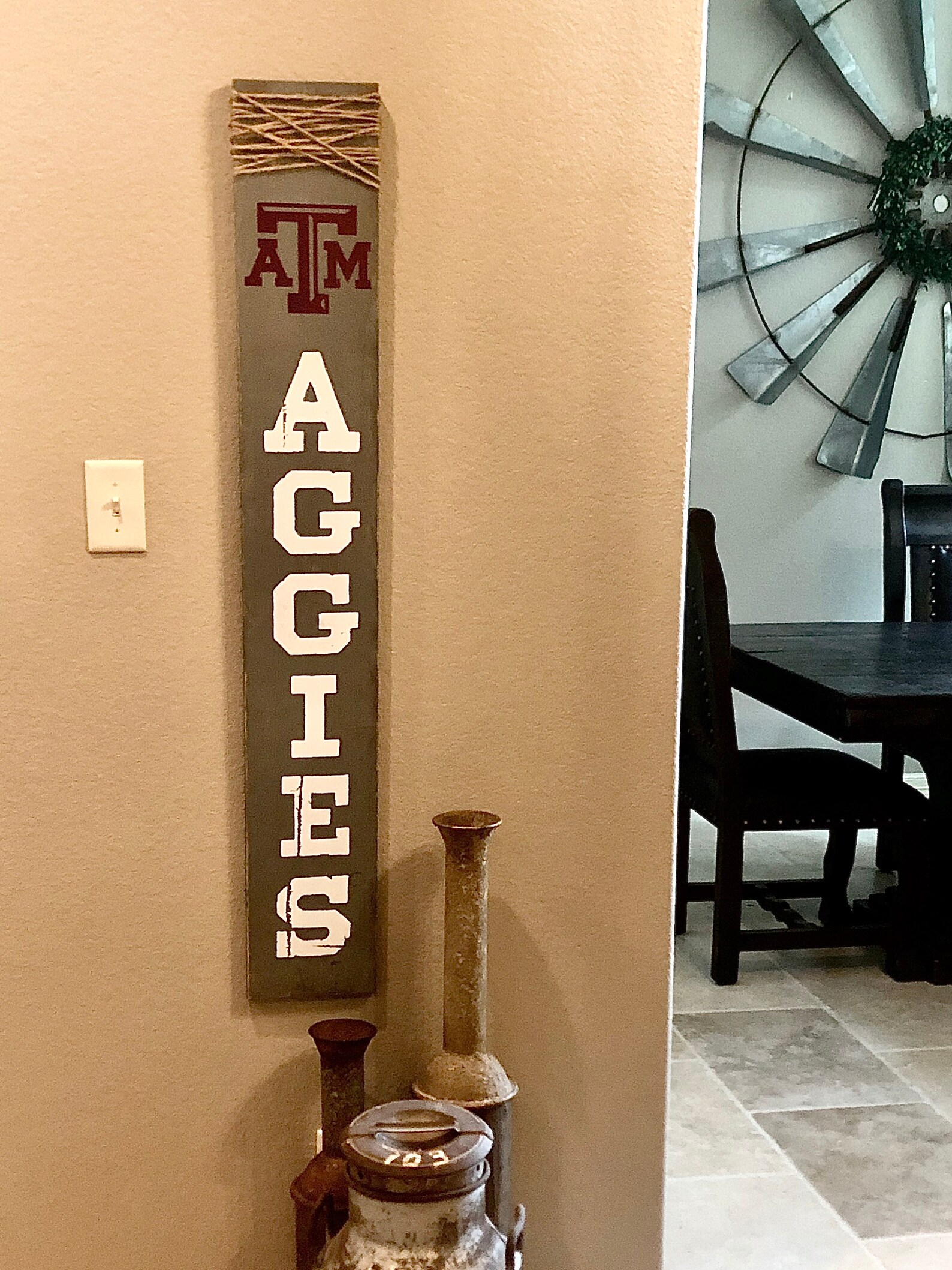 Texas A&M Aggies Sign Aggie welcome sign Aggie porch sign | Etsy